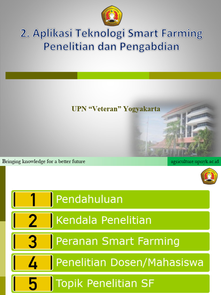Aplikasi Smart Farming dalam Pertanian | PDF