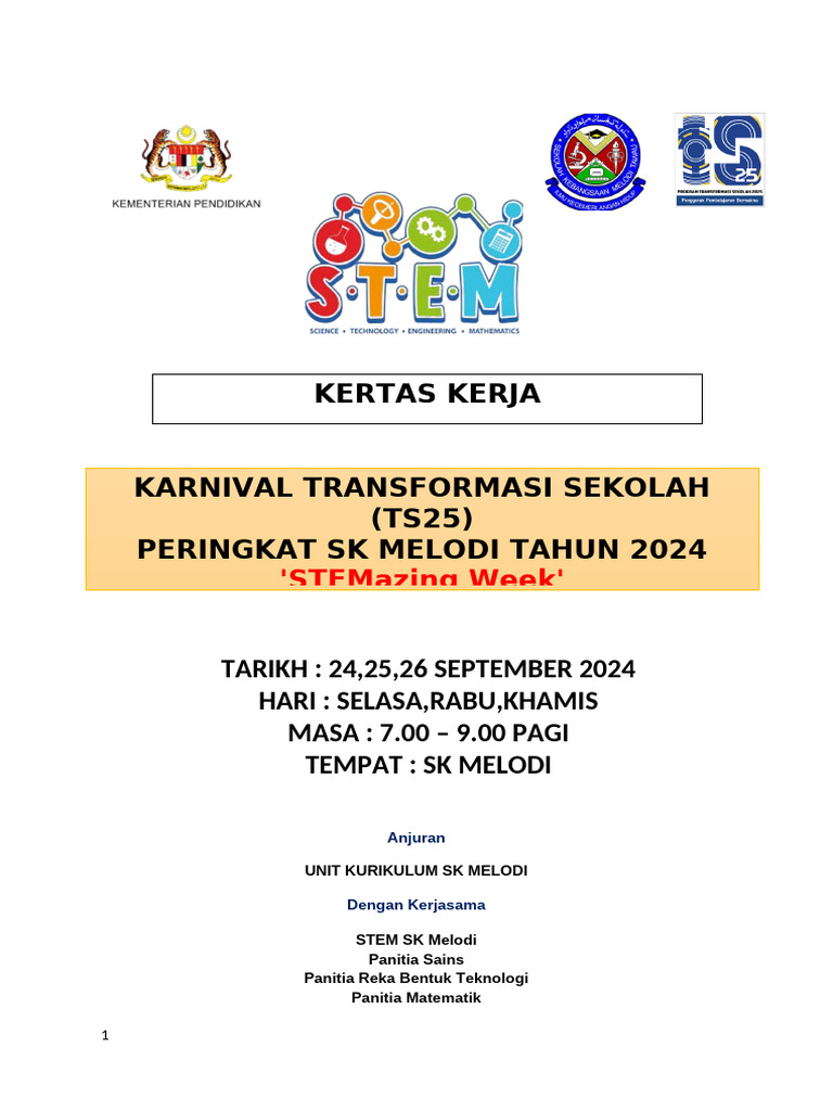 Kertas Kerja Ts25 2024 | PDF