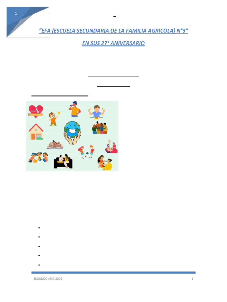 Trabajo Practico N°1 2025 - Segundo Año | PDF | Agua