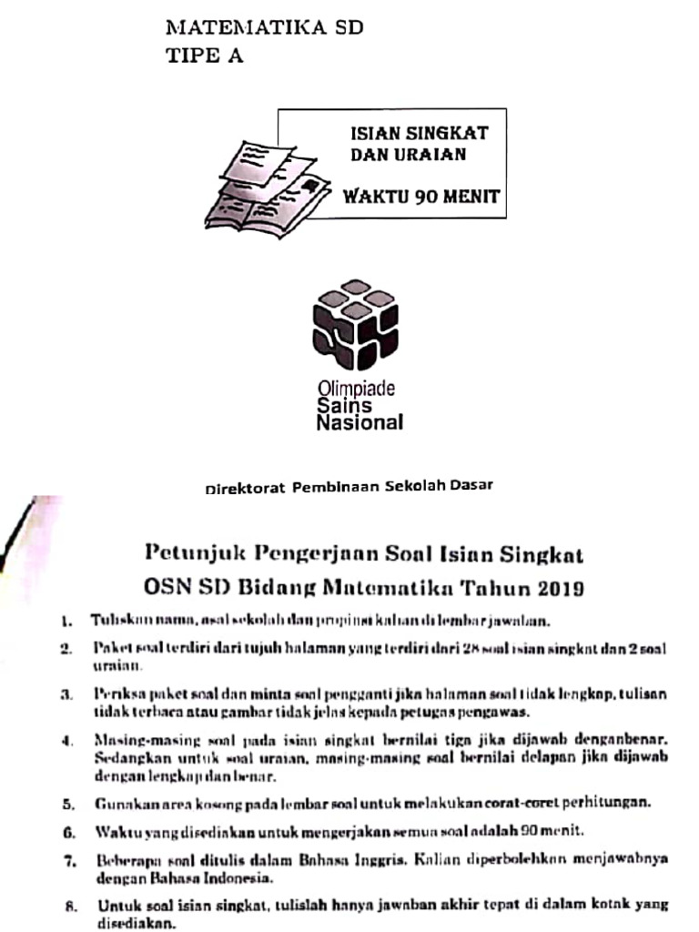 Soal OSN Matematika | PDF