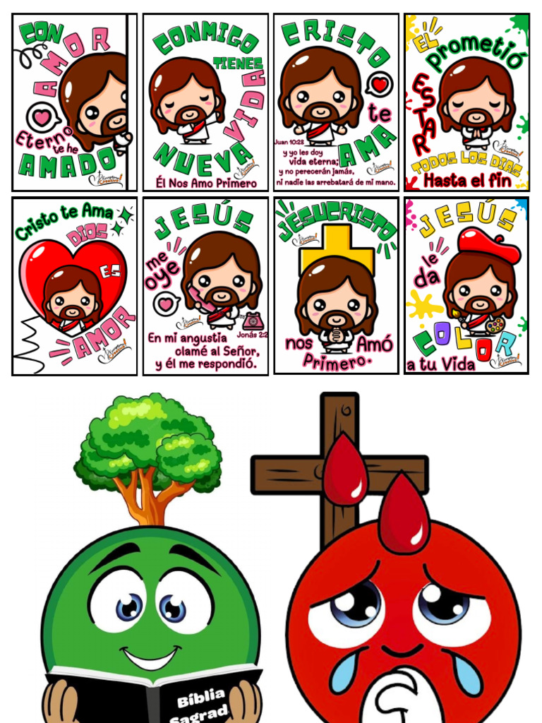 Tarjetas y Textos Evangelistico CRISTO TE AMA | PDF