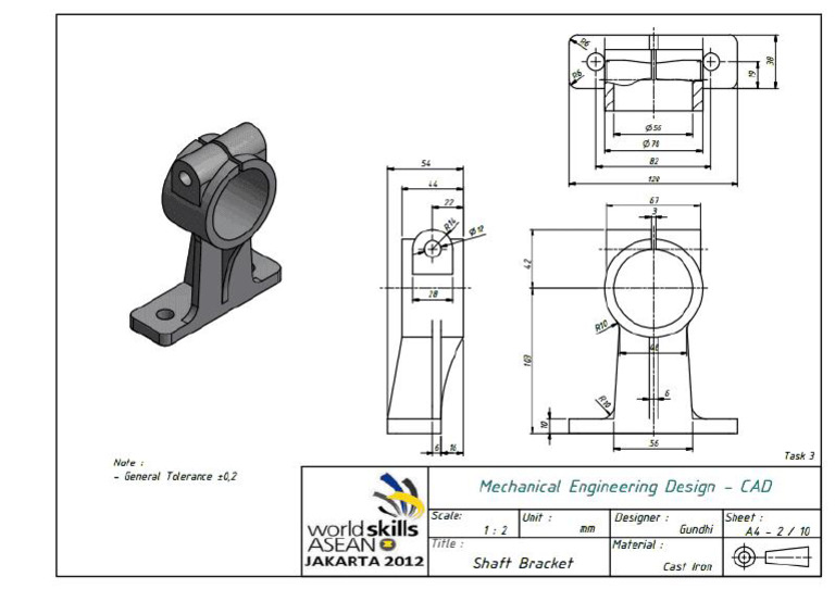 02 Shaft Bracket | PDF
