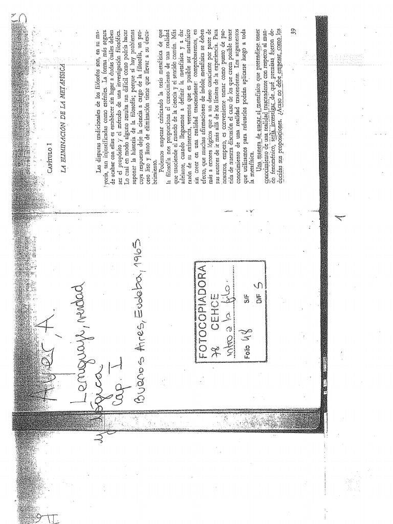 15 elimin. de la metaf | PDF