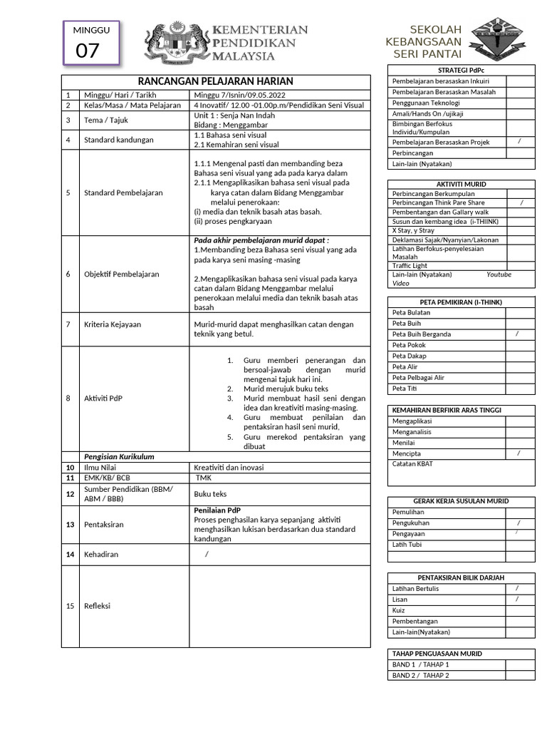 1.RPH TS25 - PDPR PSV | PDF