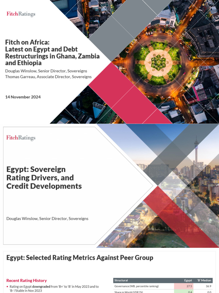 Egypt's Fitch Credit Rating Update Nov 2024 | PDF | Government Debt ...