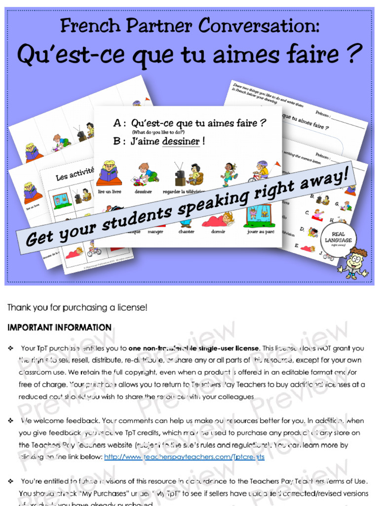 French Conversation Starters Guide | PDF