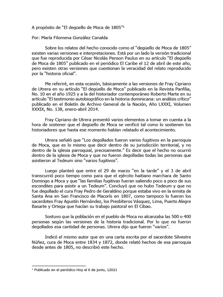 A-proposito-de-El-deguello-de-Moca-de-1805-por-Maria-Filomena-Gonzalez ...