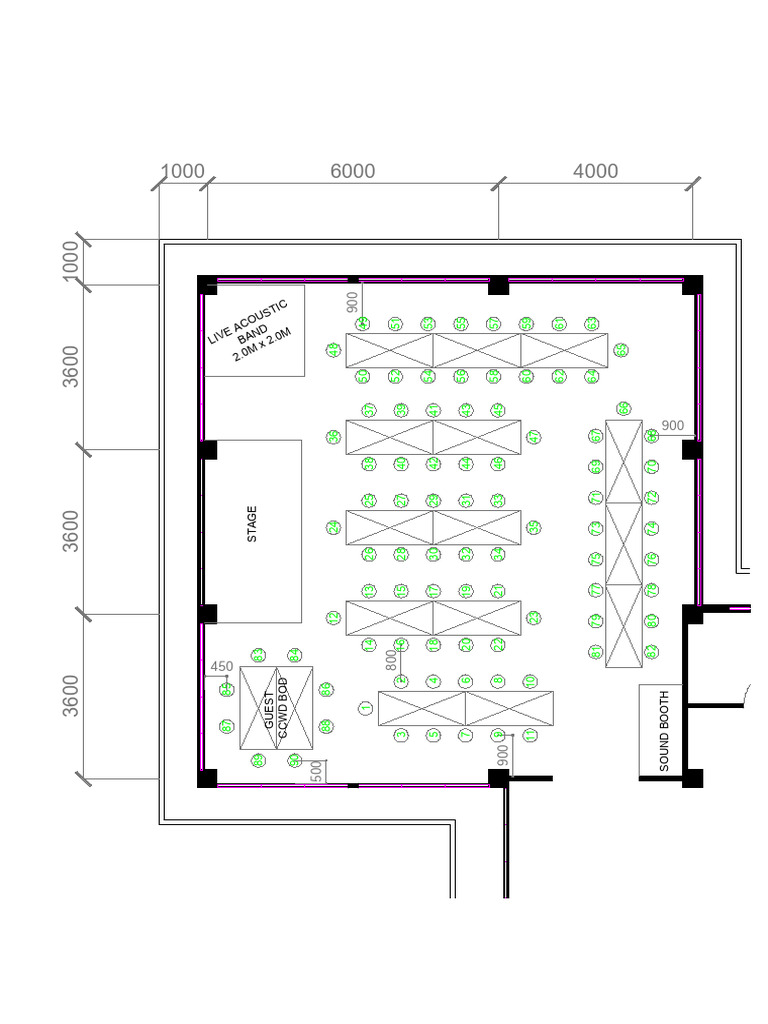 Tables & Chairs Layout - EVAWD | PDF