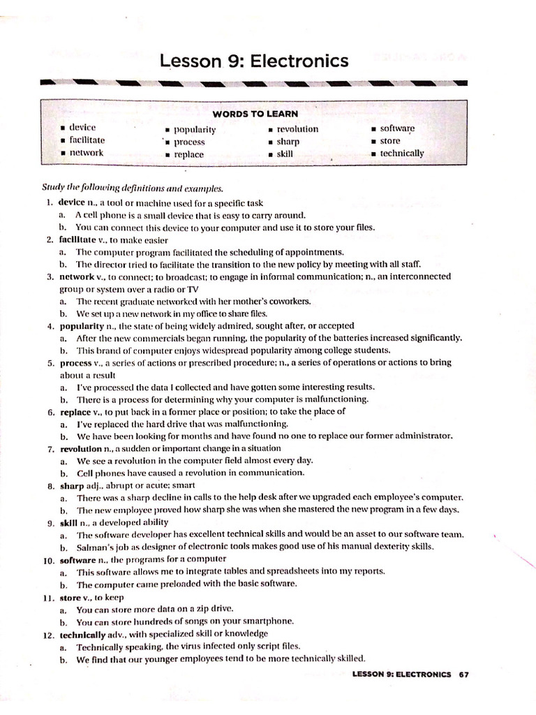 Lesson 09 Electronics | PDF