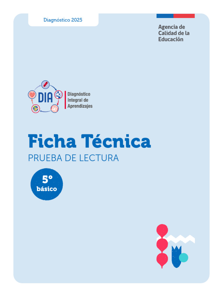 Ficha Tecnica Lectura Diagnostico 2025 5 Basico | PDF | Comprensión lectora | Narración