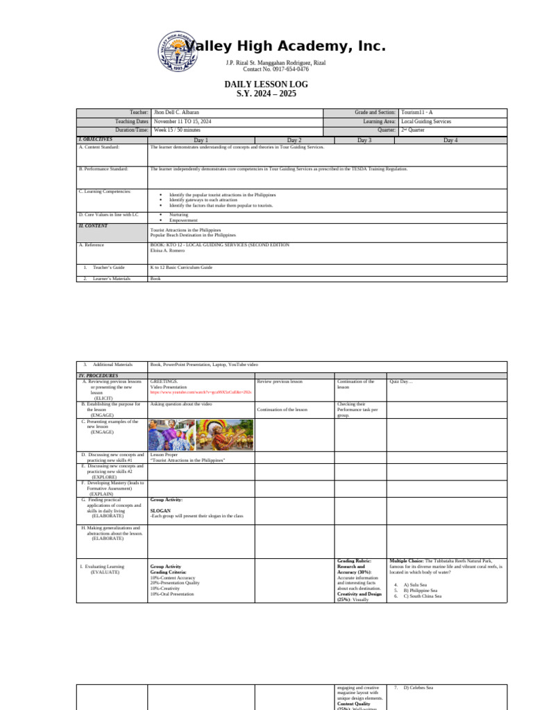 DLL-LGS-W15 -2nd Quarter | PDF | Learning | Cognition