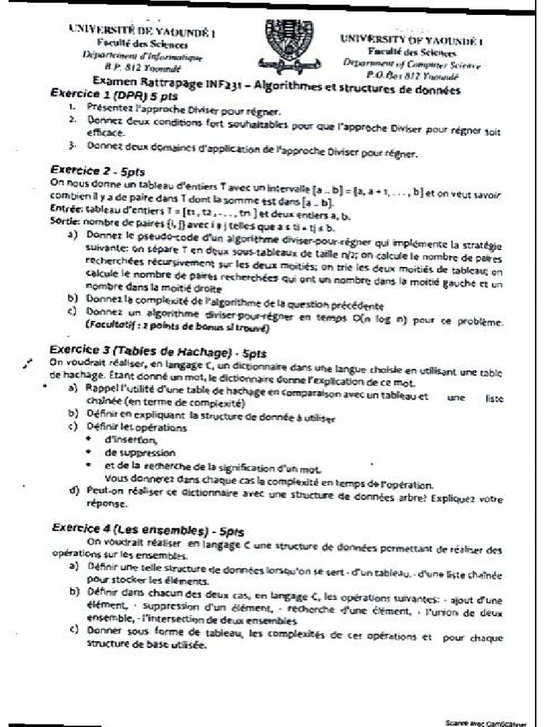 Rattrapage | PDF