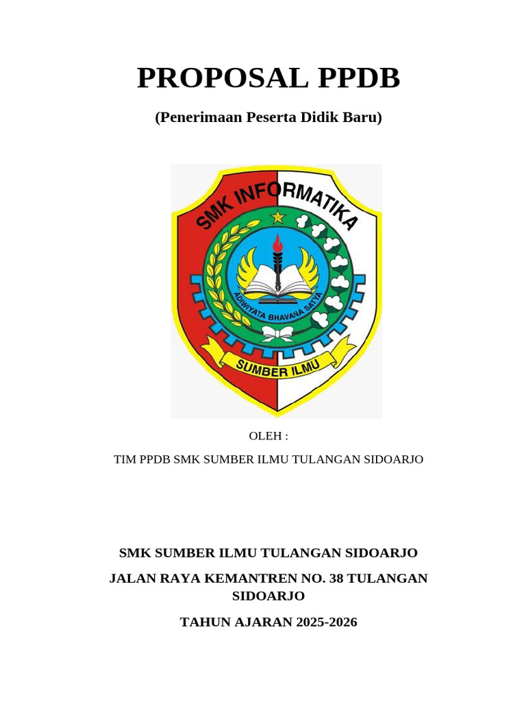 Proposal PPDB 2025-2026 | PDF