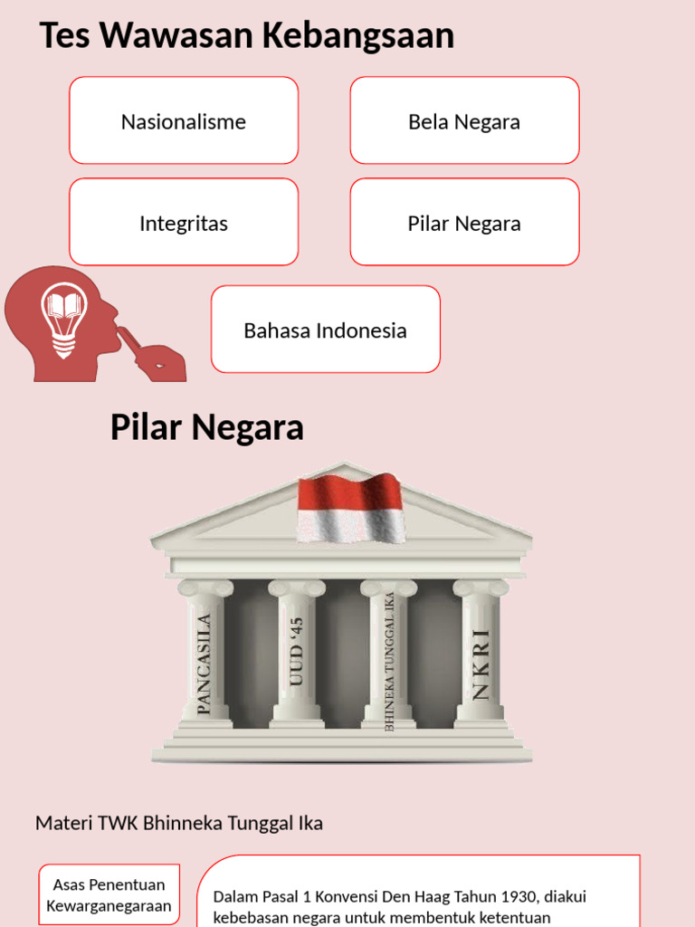 Latsol TWK Pilar Negara (Bhinneka Tunggal Ika) Part 3 | PDF