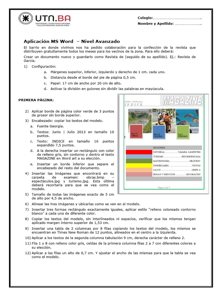 Diseño Avanzado de Revista en Word | PDF
