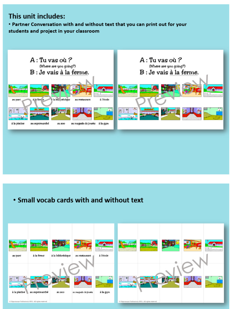 Unit 4. Partner Conversation - Tu Vas Ou | PDF