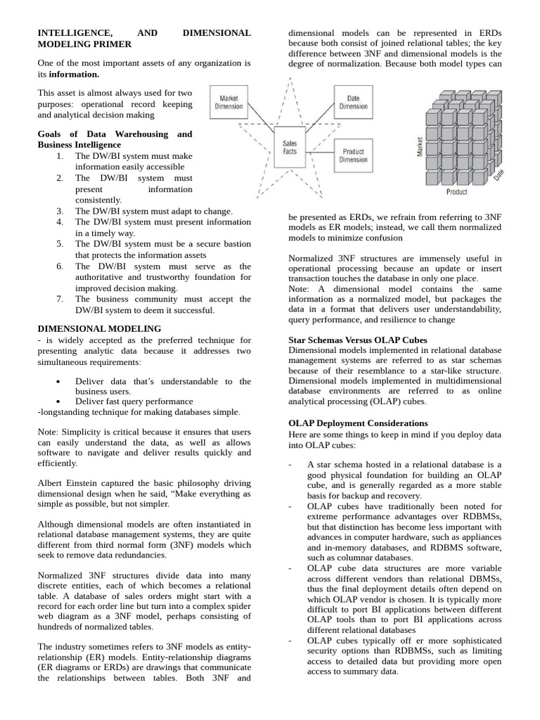 Ais Prof 1 Chapter 5 | PDF | Data Warehouse | Relational Database