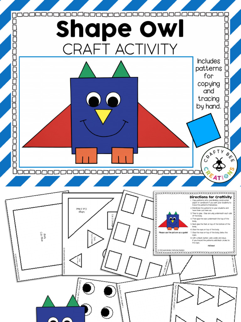 Shape Owl Craft Preview | PDF