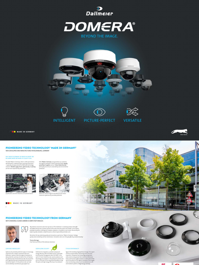 Dallmeier Domera Dome Camera Brochure | PDF | Camera | Pixel