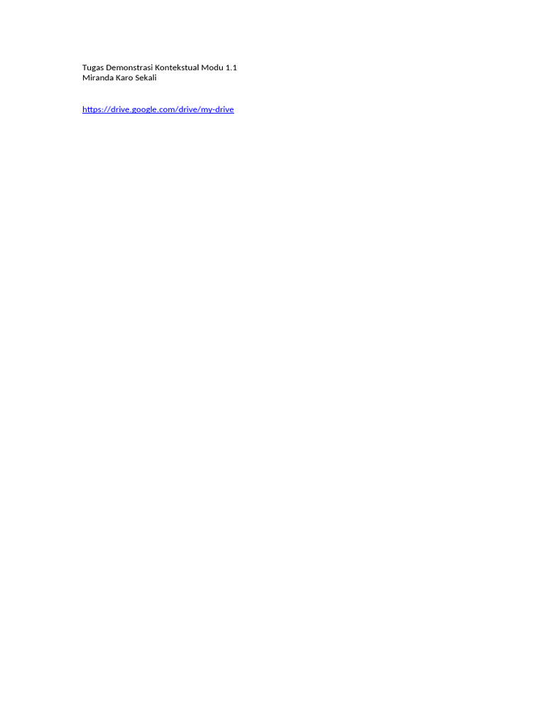 Tugas Demonstrasi Kontekstual Modu 1.1 | PDF