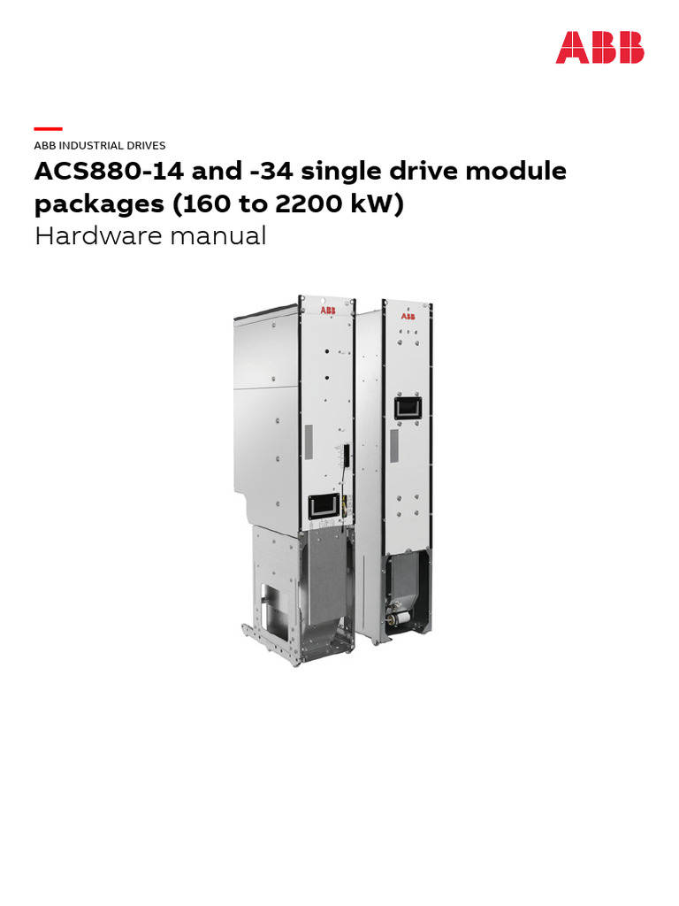 En ACS880-14 - 34 Module Packages HW F Screenres A4 A3 3AXD10000400100 ...