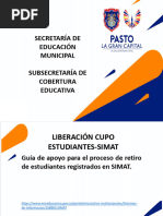 Solicitud de Certificado de Retiro SIMAT | PDF