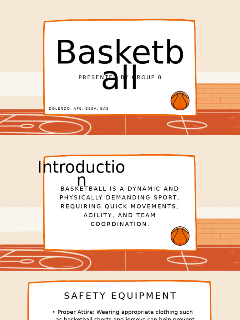 Basketball Multiplication Word Problems Presentation in Orange White ...