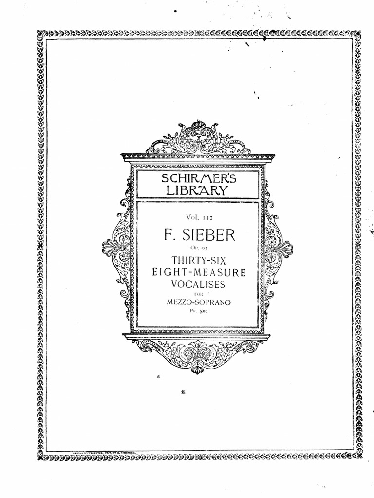 Sieber Mezzo-Soprano | PDF