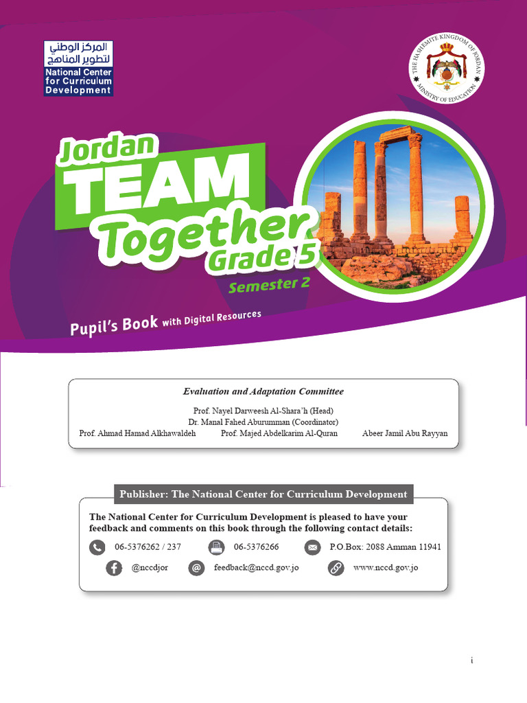 Jordan Team Together Grade 5 Semester 2 | PDF | Whales | Information