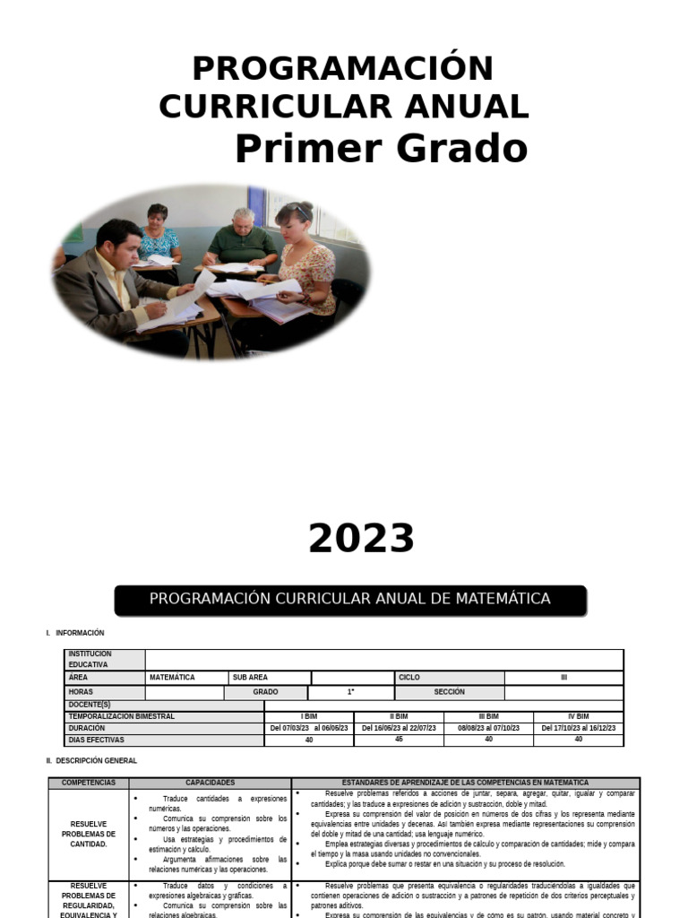 Modelo Programació Anual (1) | PDF | Geometría | Enseñando
