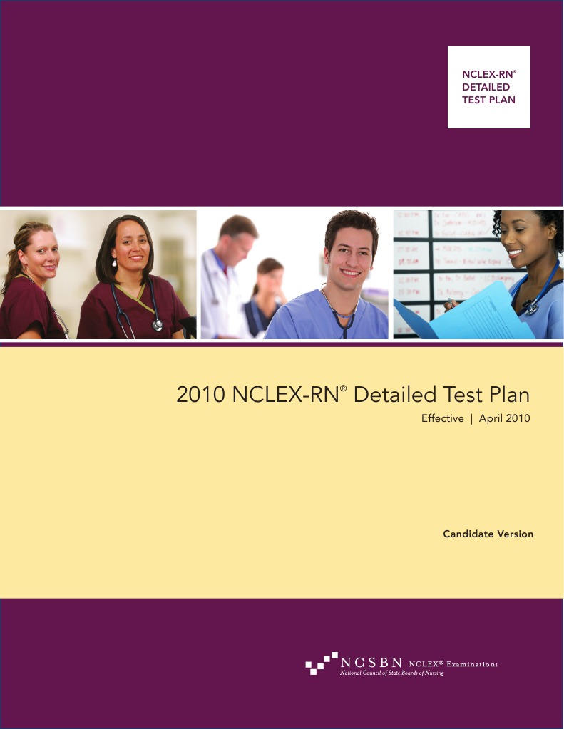 Nclex-Rn Detailed Test Plan | PDF | National Council Licensure ...