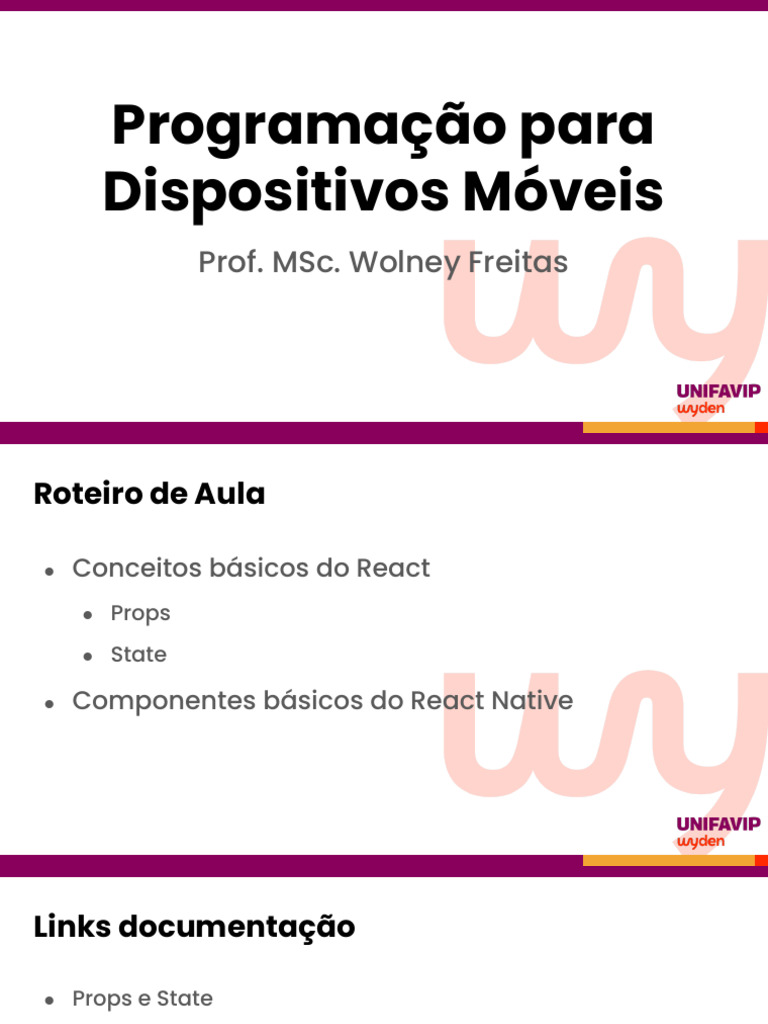 Fundamentos de React e React Native | PDF