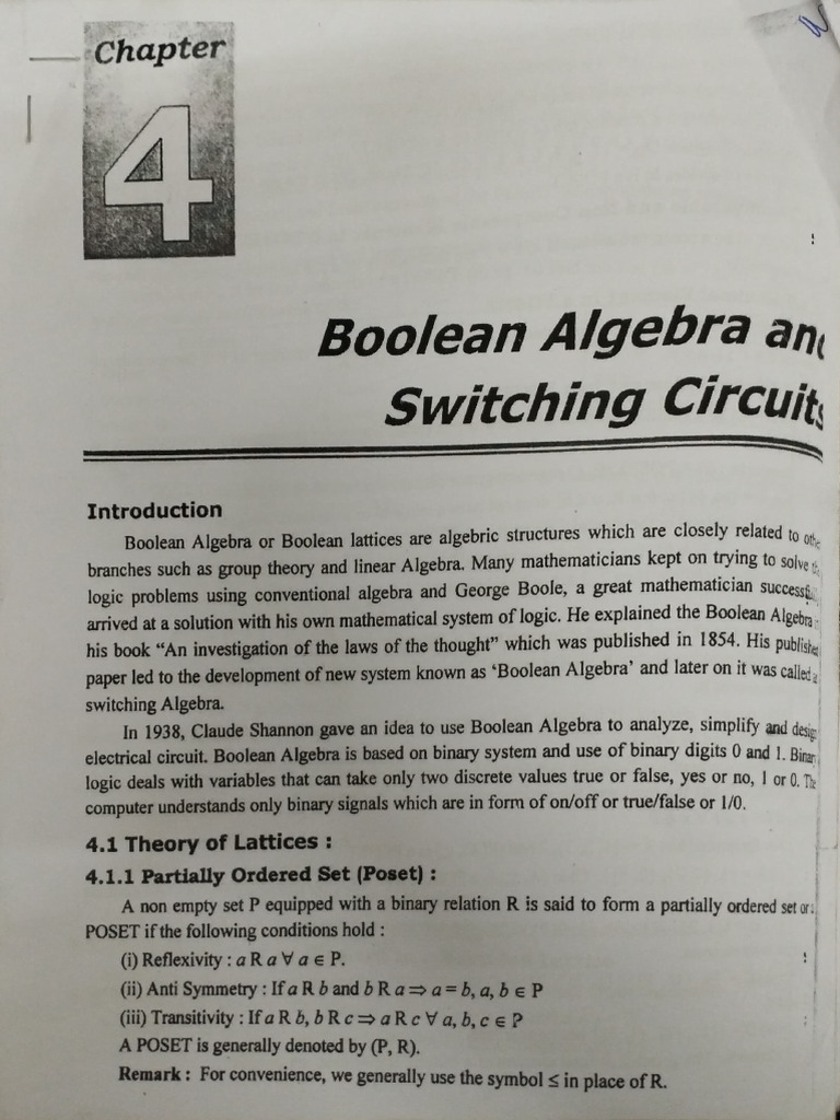 Maths Chap (Boolean Algebra) | PDF | Logic Gate | Boolean Algebra
