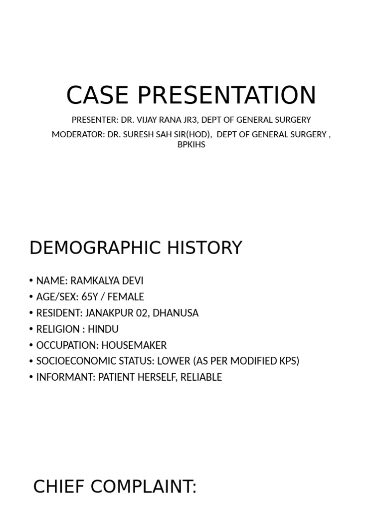 Case Presentation Ca GB | PDF | Medicine | Medical Specialties