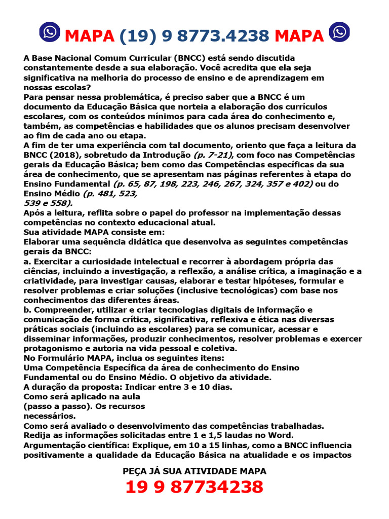 Implementação da BNCC na Educação Básica | PDF | Aprendizado