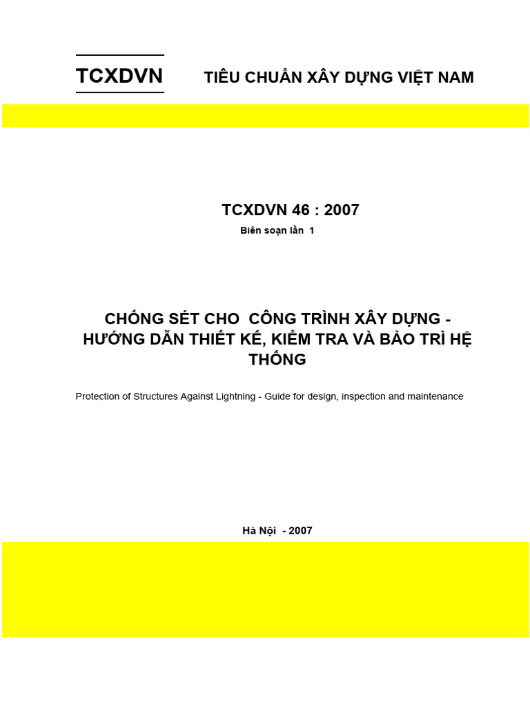 Chng Set Cho Cong Trinh Xay Dng Hng | PDF