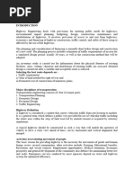 Road Hierarchy | PDF | Traffic | Road