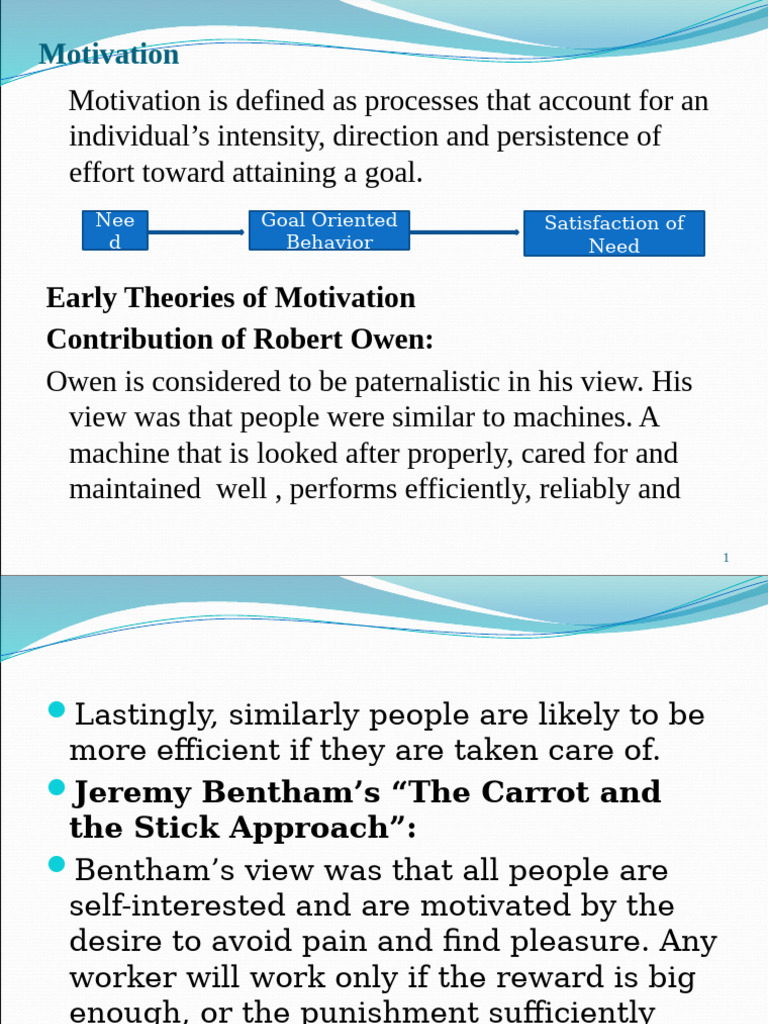 Additional Lecture - 1 On Motivation | PDF | Motivational | Motivation
