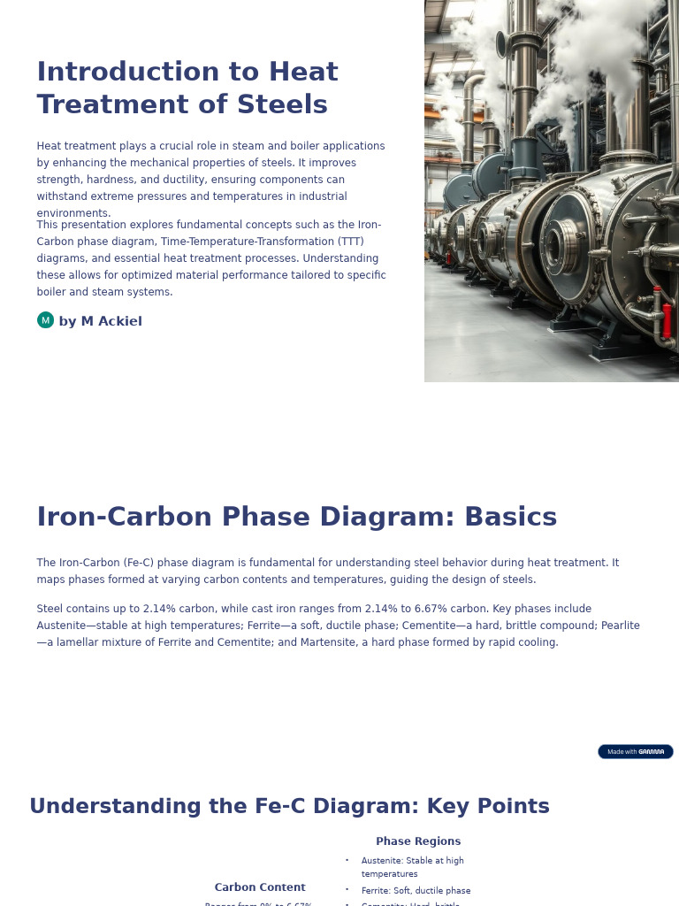 Introduction To Heat Treatment of Steels | PDF | Heat Treating | Steel