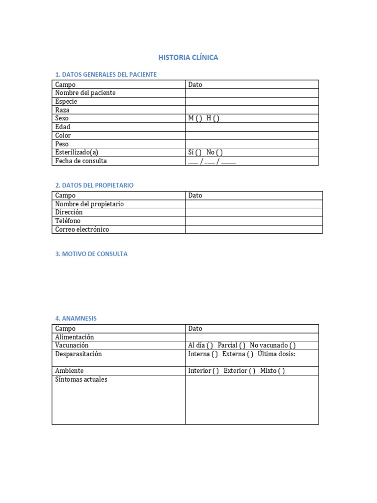 Historia Clinica Semio | PDF