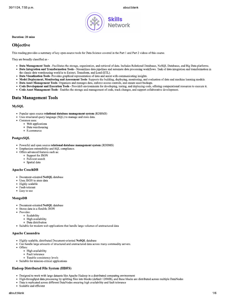 Open Source Tools | PDF