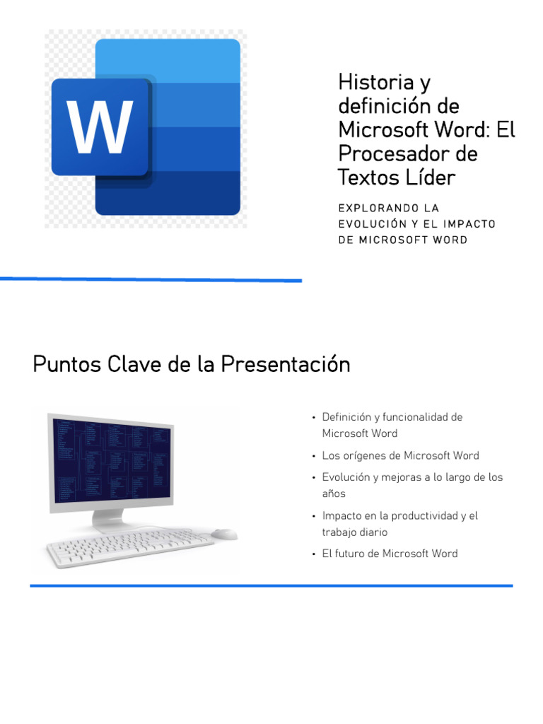 Definición y Evolución de Microsoft Word | PDF | Microsoft Word | Microsoft