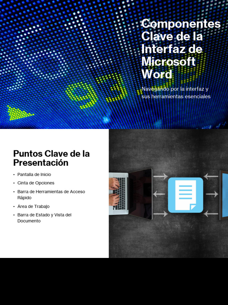 Componentes Clave de Word 2016 | PDF | Microsoft | Microsoft Word