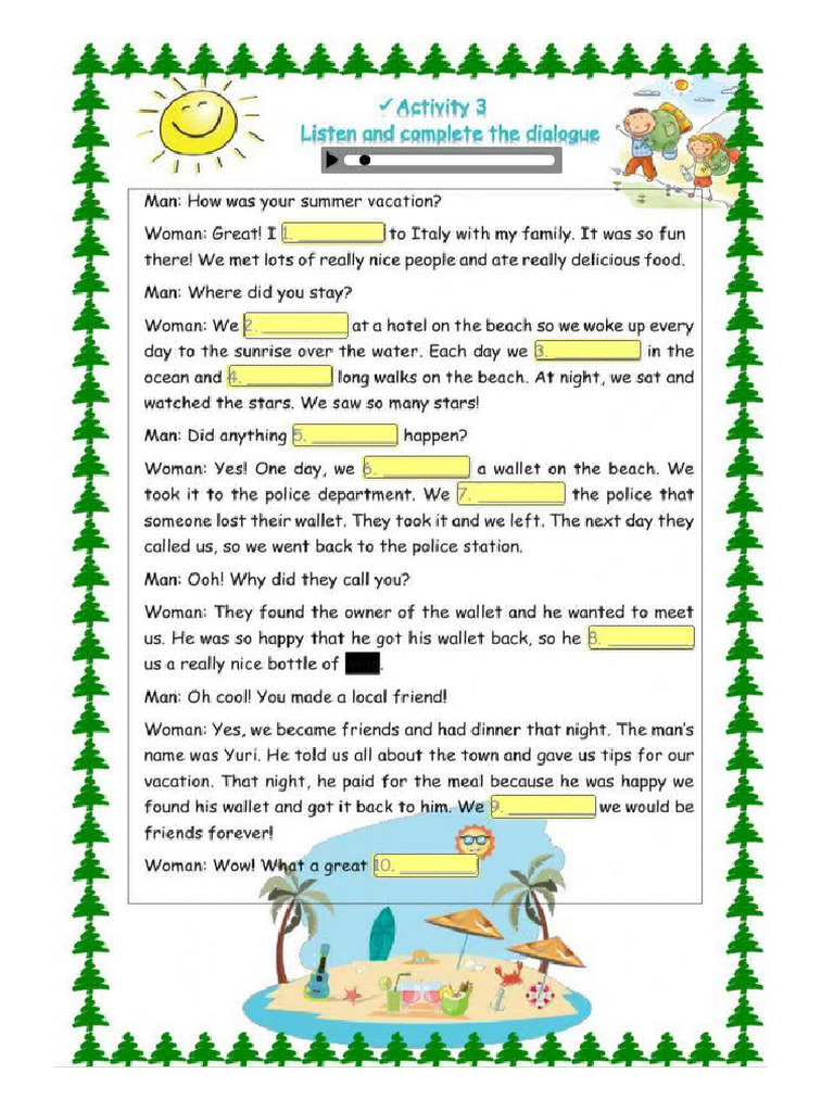 LKPD Inggris Kelas 8 Recount Text | PDF