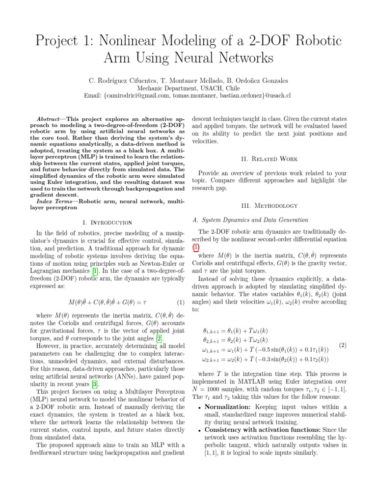 Proyect 1 Underwater Robot (2) | PDF | Mean Squared Error | Applied Mathematics