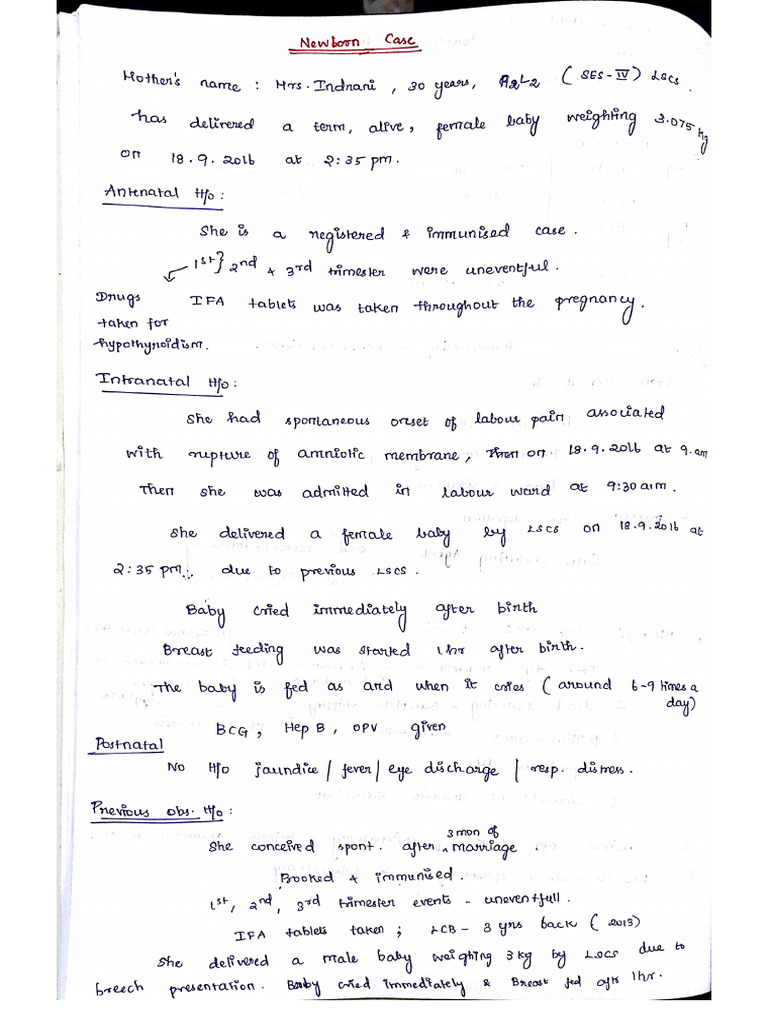 Paeds Newborn 1 | PDF