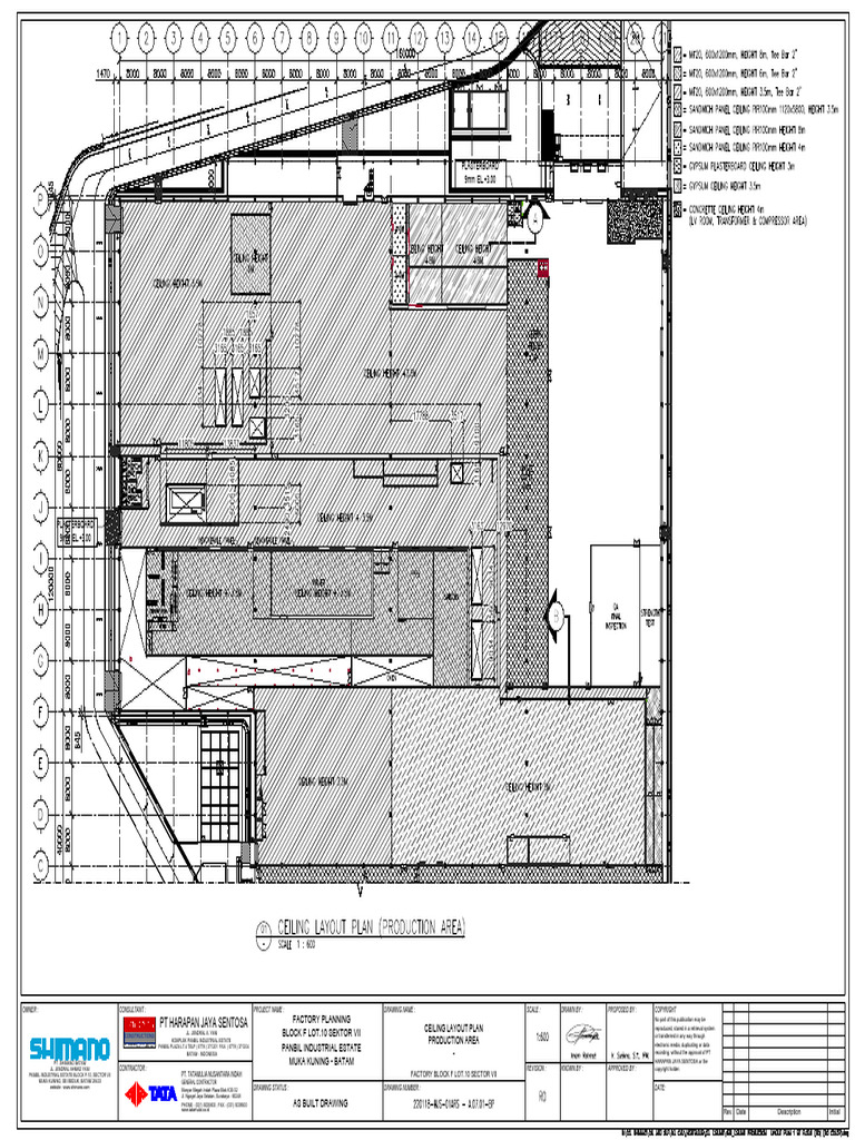Abd - Ceiling Production Layout Plan 1 ST Floor (R0) (No Color) | PDF ...