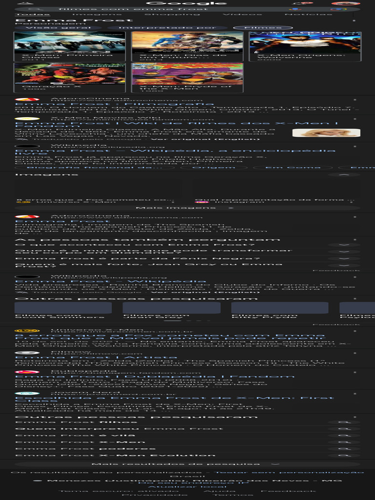 Filmes Com Emma Frost | PDF