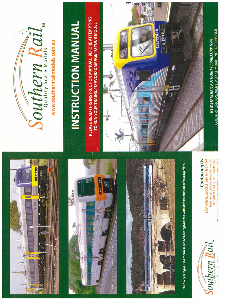 Southern Rail Country Link Xplorer DMU/ City Rail Endeavours DMU | PDF