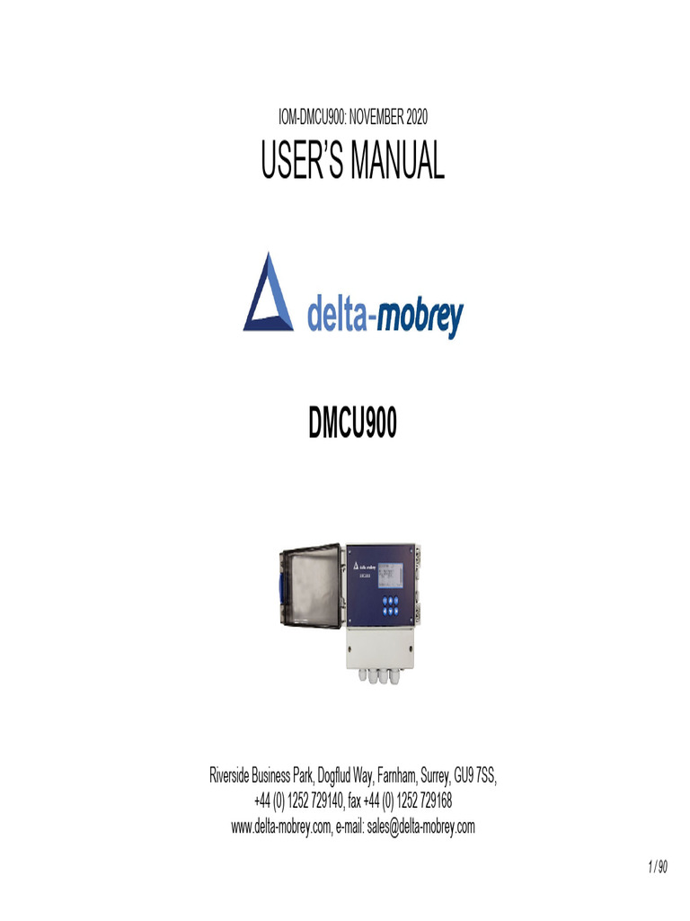 DMCU900 User Manual: HART Interface Guide | PDF | Parameter (Computer ...